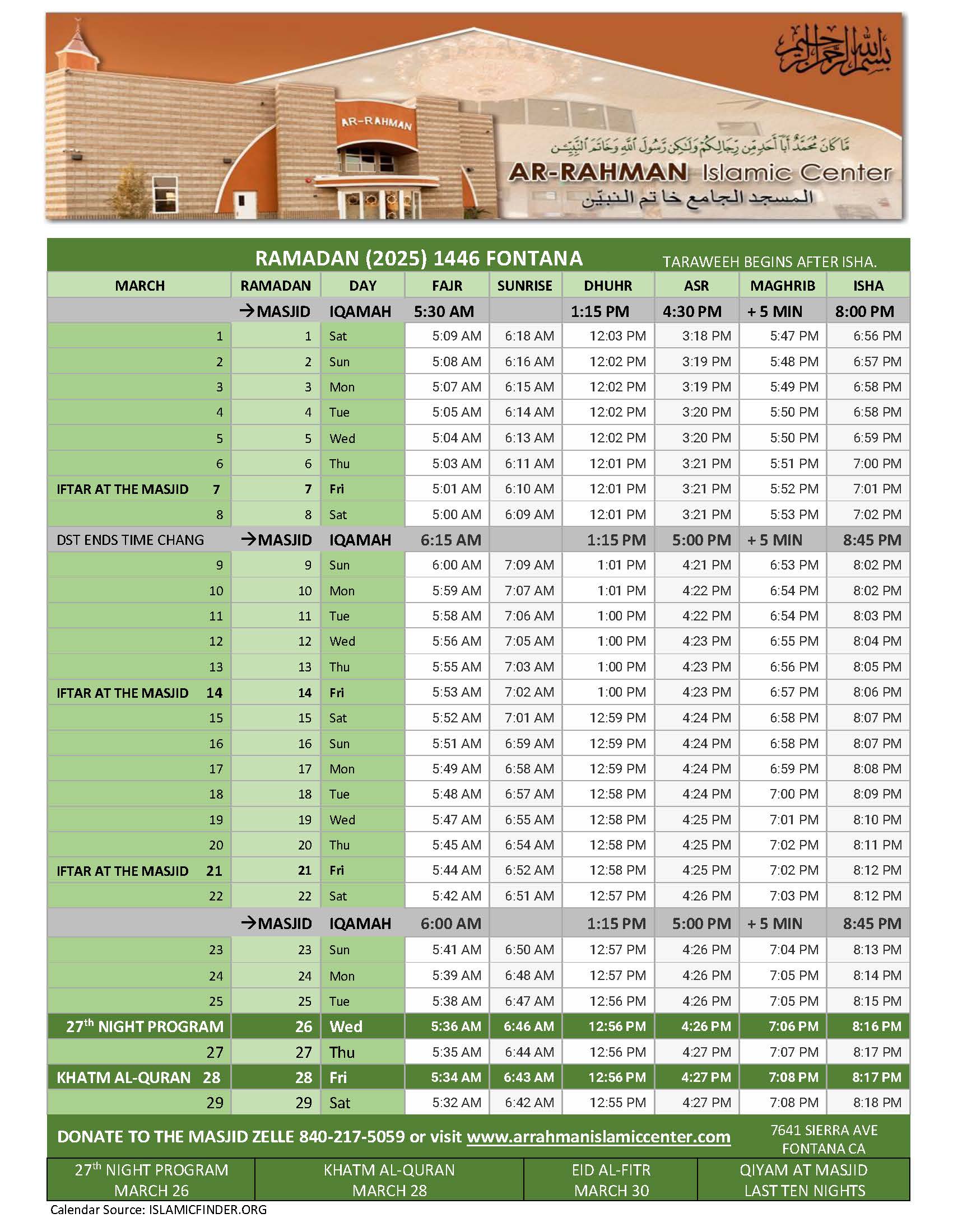 Isha Time In Bolton